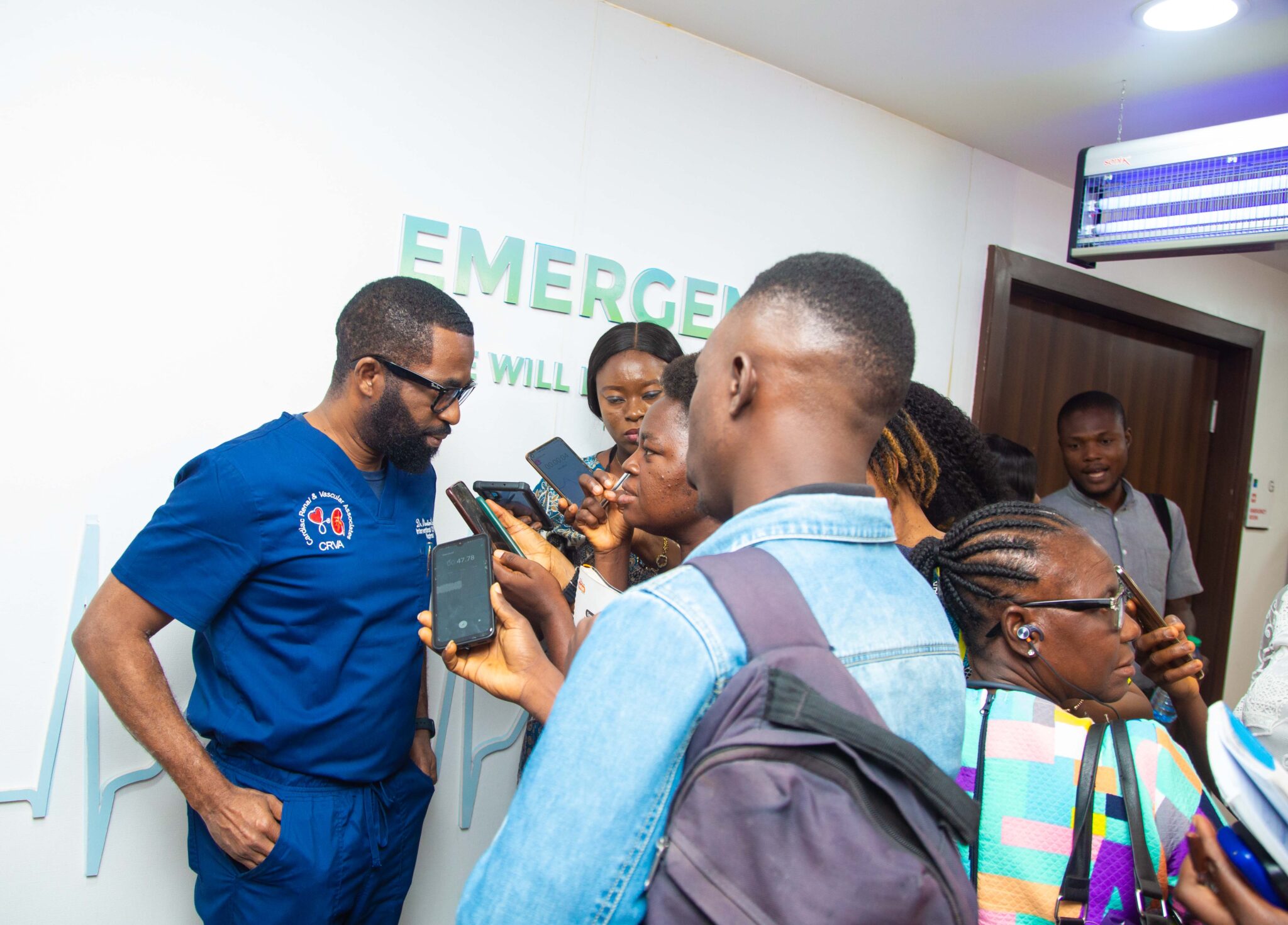 Media Tour at Iwosan Lagoon Hospitals Victoria Island